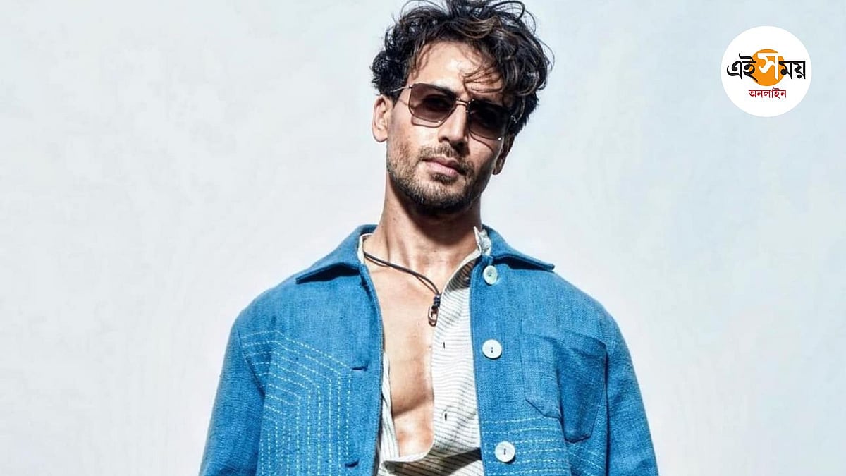 Tiger Shroff playing football