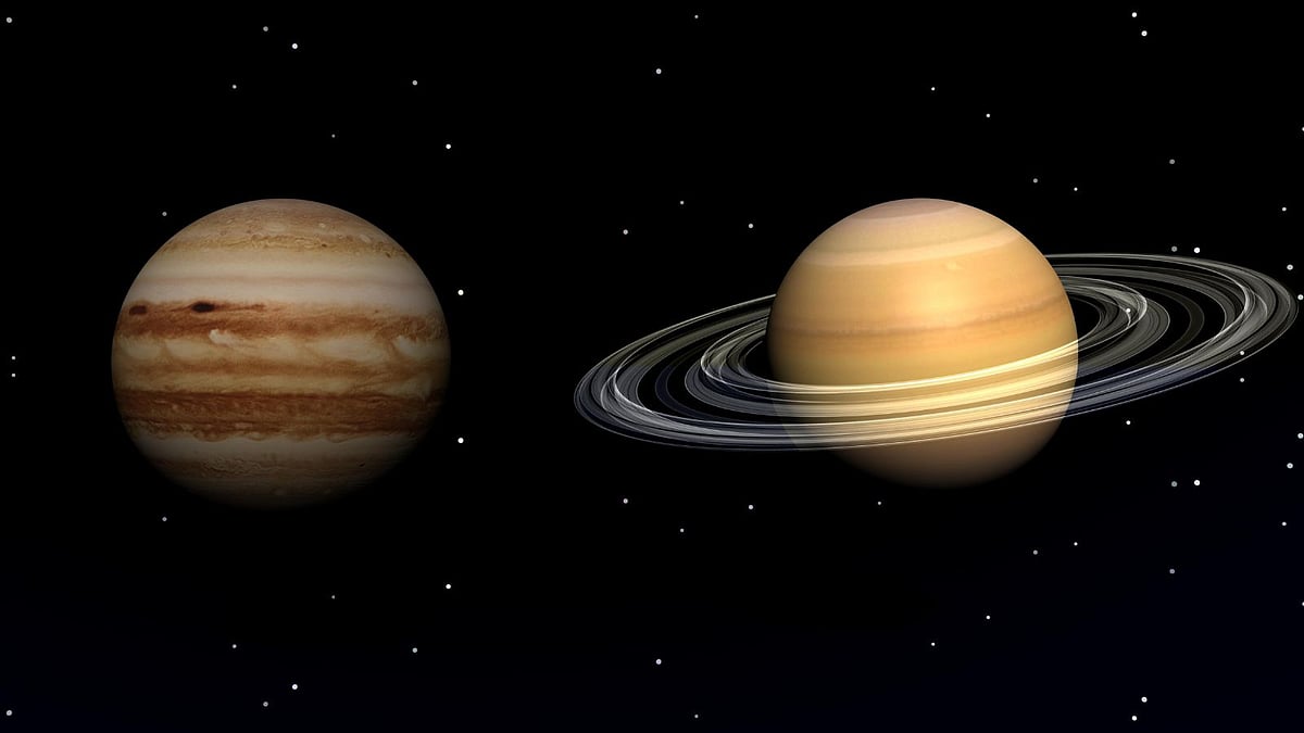 Jupiter Saturn: শনির উপর ১০০ বছর পর বৃহস্পতির দৃষ্টি, সোনার চমক ৪ রাশিতে