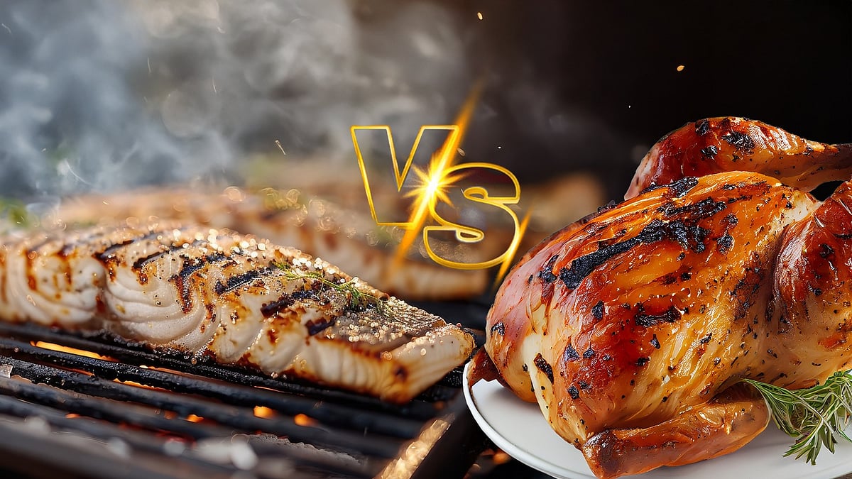 Chicken vs Fish : মাছ বনাম মাংস, শারীরিক সমস্যা মেটাতে খাবেন কোনটি?