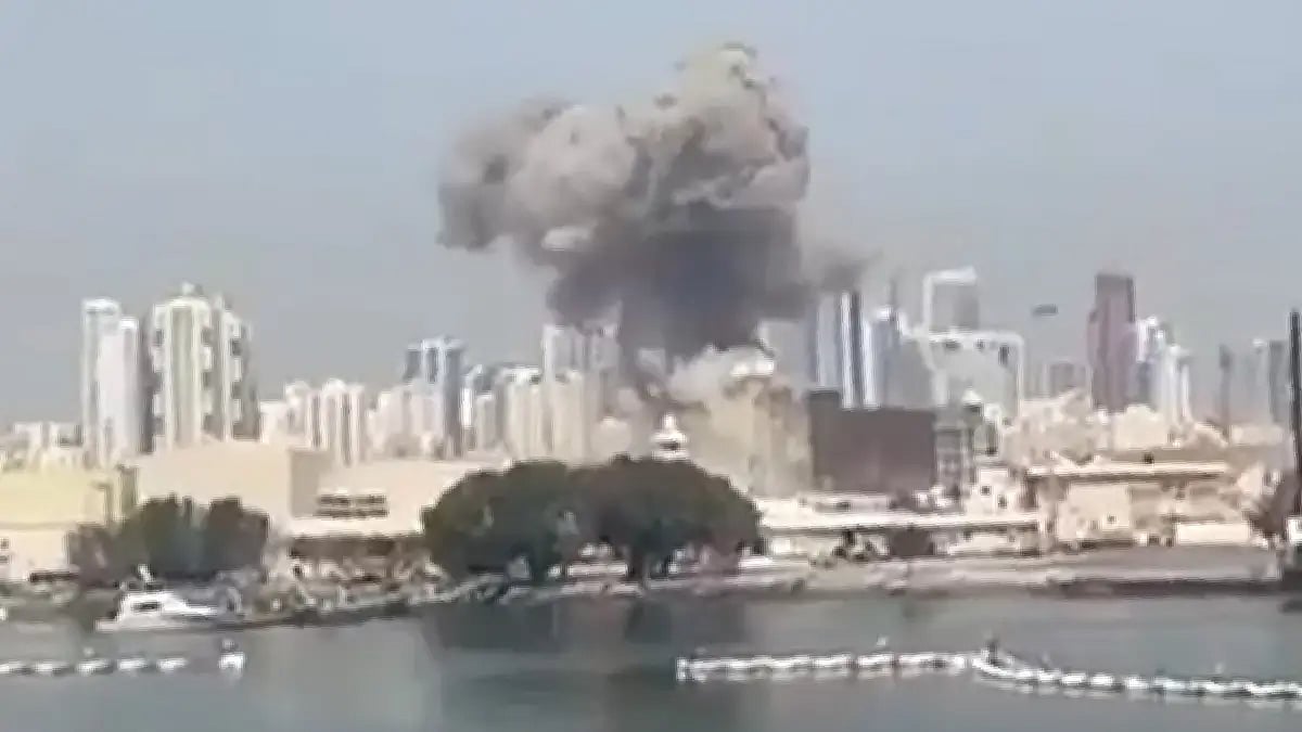 Iranian missile strikes us navy base: