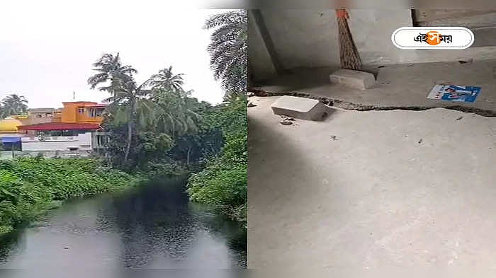 Baidyabati Municipality : বৈদ্যবাটি খালের ধারে নামছে ধস! ফাটল একাধিক ...