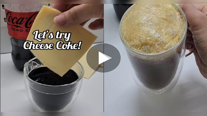 Coca Cola,চিজ দিয়ে তৈরি হল কোকাকোলা! খেতেই বা কেমন? দেখুন ভিডিয়ো ...