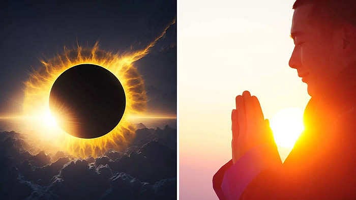 Surya Grahan 2024 Mantra: আজ সূর্যগ্রহণের সময় জপ করুন এই মন্ত্র, পাবেন ...