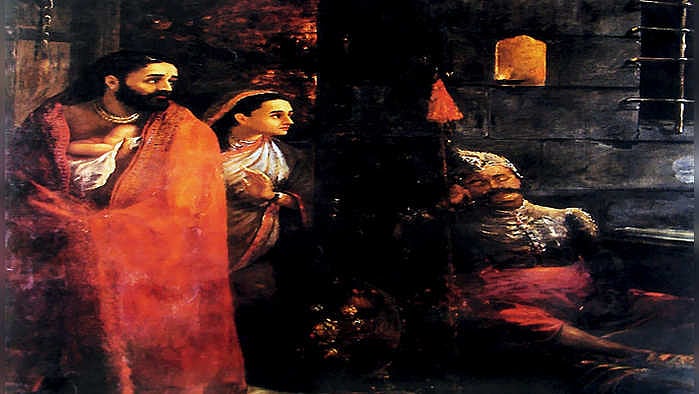 RABI BARO ARI,অষ্টম গর্ভ থেকে প্রশ্ন ওঠে, রাজা তোমার কাপড় কোথায় - ei samay rabi baro ari ...