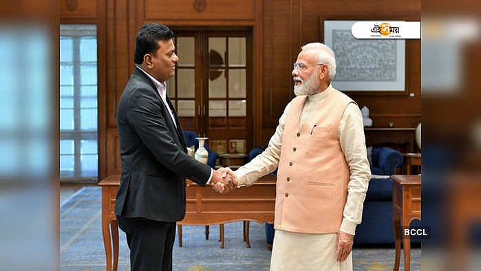 Narendra Modi,বাড়ির ছাদে বিমান বানিয়ে নমোর সঙ্গে সাক্ষাত্ ...
