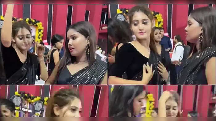 Girl Dancing In Bandook Chalegi Song,‘বন্দুক চালেগি’ গানে শাড়ি পরে নাচ ...