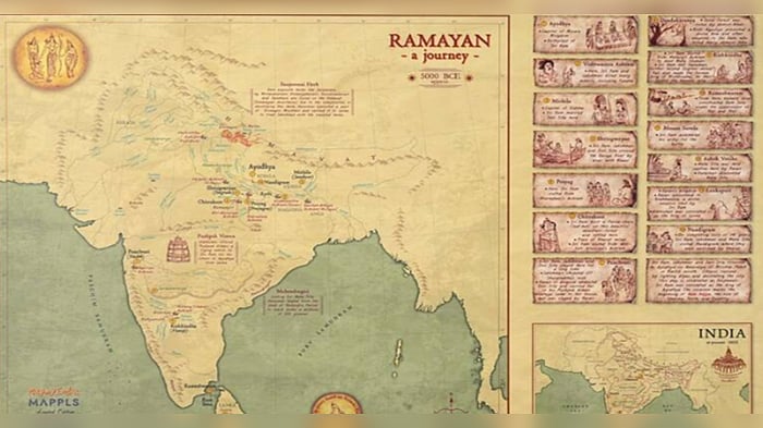 The Ramayan Maps : কোন পথে বনবাসে গিয়েছিলেন শ্রী রাম? জানাতে তৈরি ...