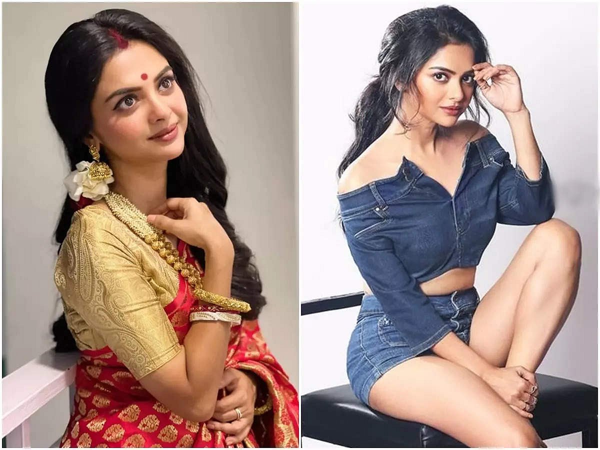 Gaatchora Actress Solanki Roy: চেনা শাড়ির সাজ ছেড়ে ছোট্ট স্কার্ট পরেই সামনে এলেন খড়ি, এত হট ...