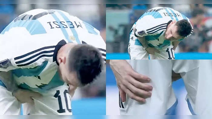 Lionel Messi : 'গোপন' জায়গায় চুলকানি! মাঠের মধ্যেই 'পাগলা চুলকে নে ...