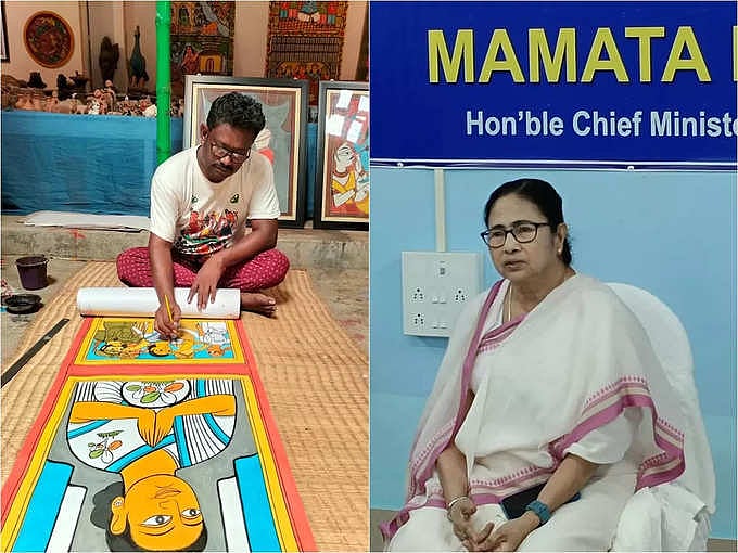Mamata Banerjee Biography: পটচিত্রে মমতার সফরনামা, তুলির টানে ...