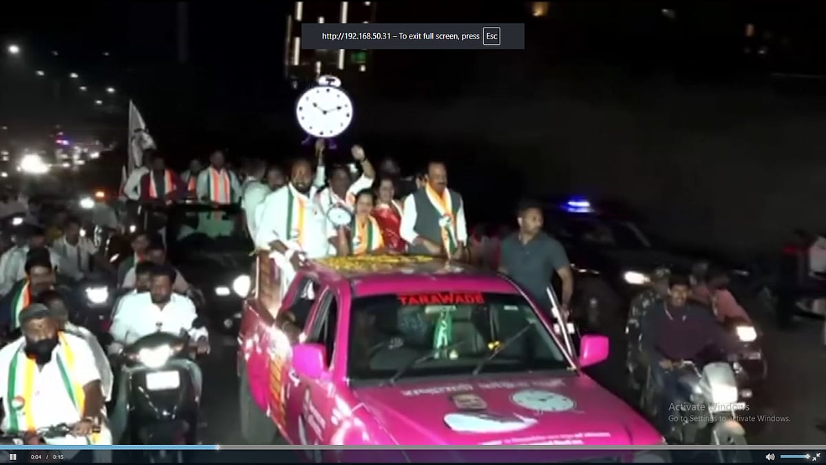 Ajit Pawar's Stormy Roadshow in BJP's Stronghold