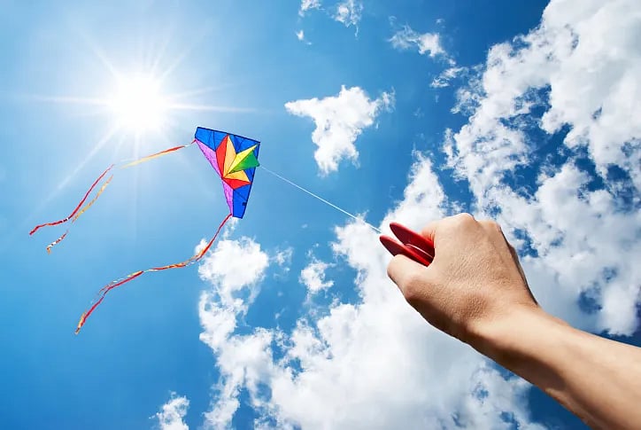 New Trend of Selling Kites with Messages in Nashik