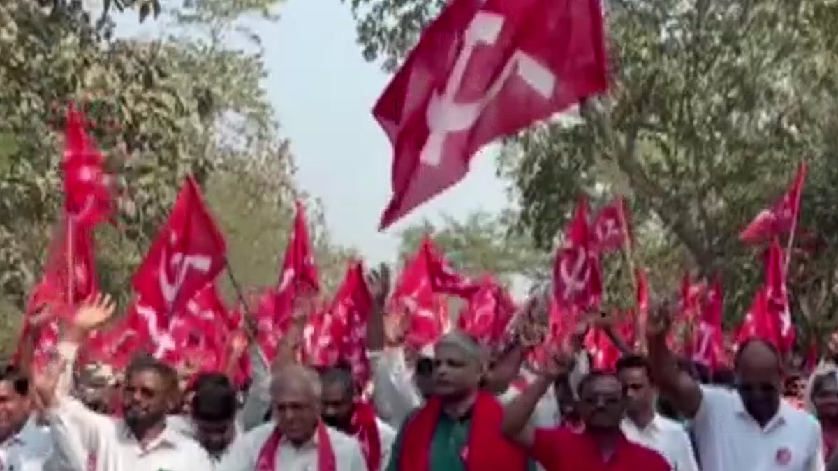 Third day of CPI(M) march in Palghar