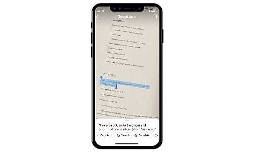 Google Lens can copy handwritten notes from phone to PC