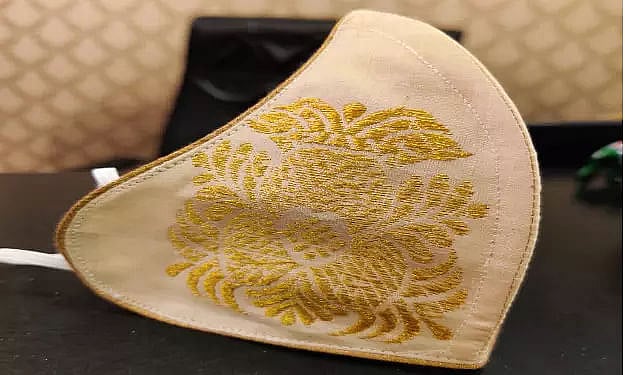 Face mask made of Assam Paat silk win hearts in social media