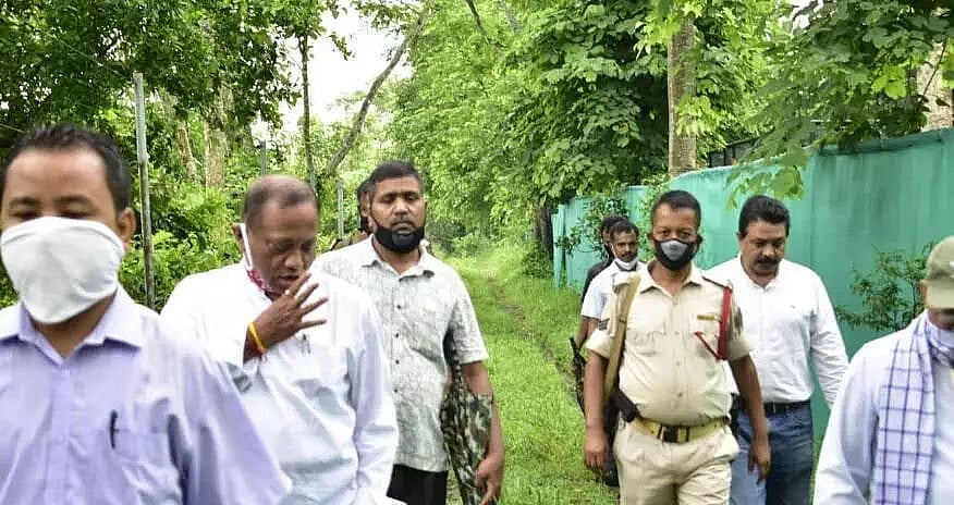 State Forest Minister Parimal Suklabaidya visits Kaziranga National Park