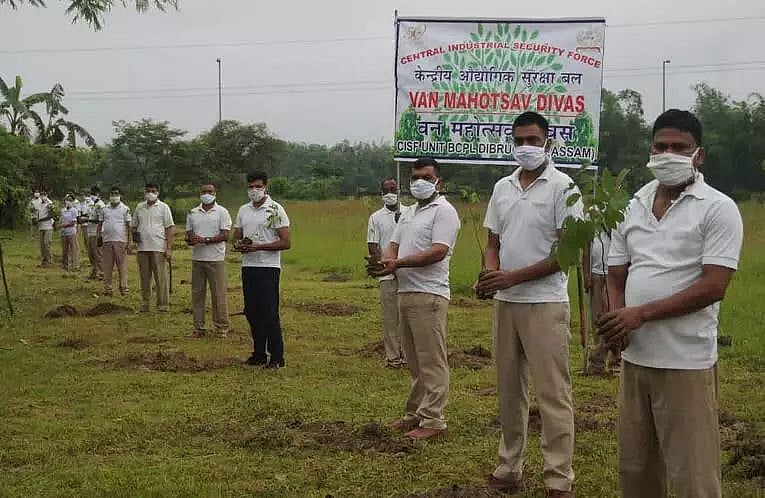 CISF plants 12,000 saplings in Northeast on the occasion of World ...