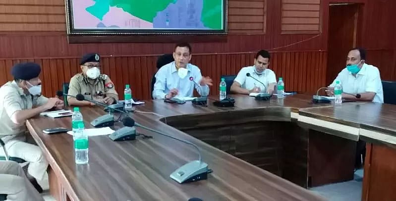 DC Biswajit Pegu holds meeting on COVID spread in truck parking areas