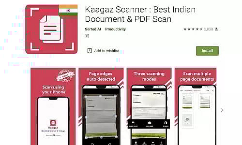 'Kaagaz Scanner', India's answer to China's CamScanner, registers 1 ...