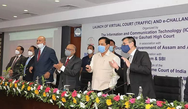 CM Sarbananda Sonowal launches e-challan solution to road transport