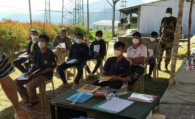 Assam Rifles' carpentry course held at Sangau village in Mizoram