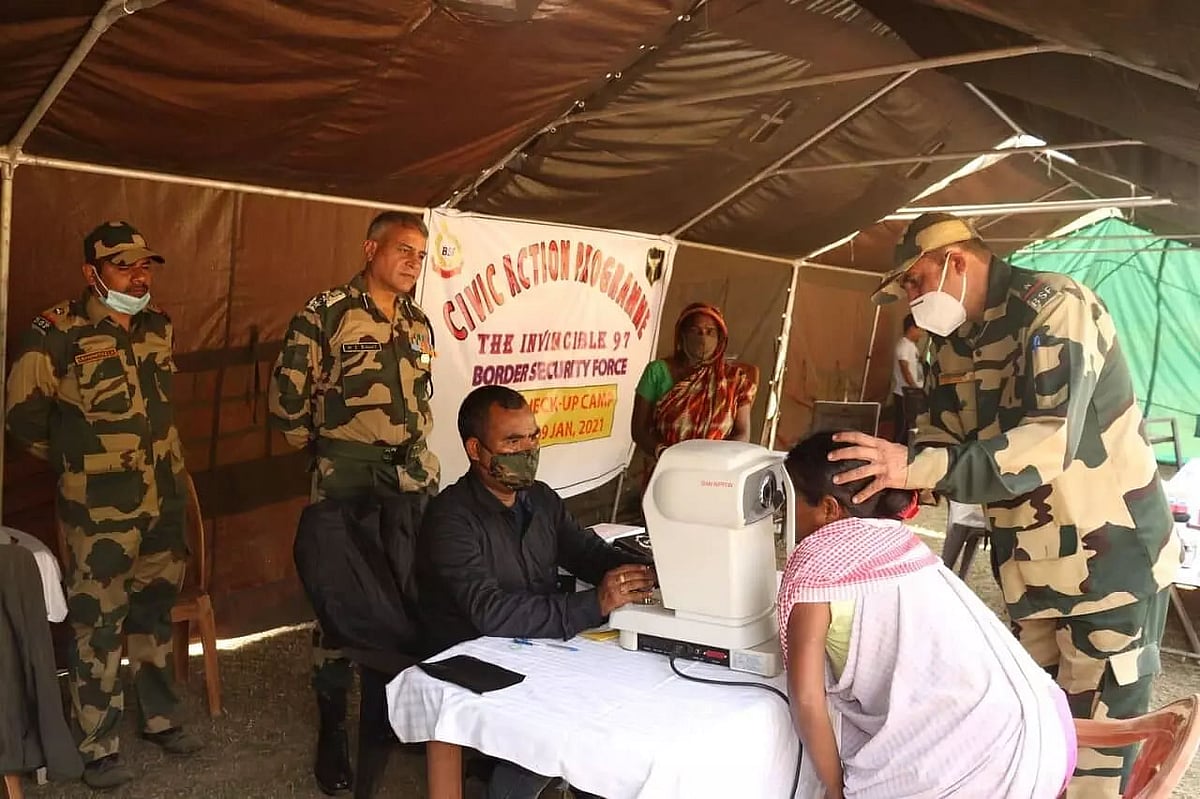 BSF medical camp for East Jaintia Hills villagers