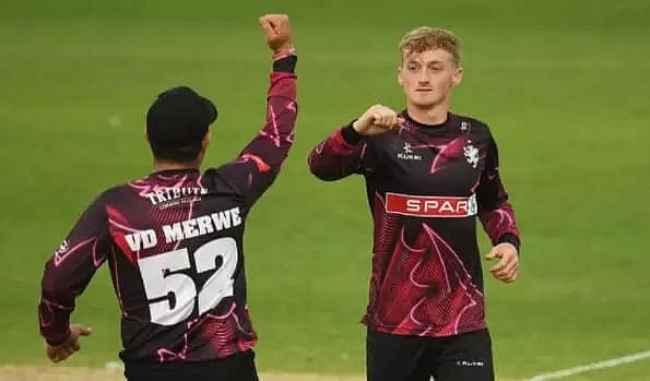 English cricketer Lewis Goldsworthy extends stay at Somerset county ...