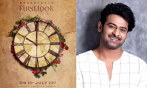 Prabhas 20's first look & official title to be unveiled on July 10