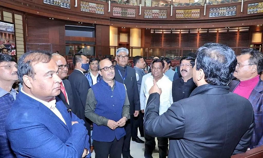 Day 3 of Assam Assembly Proceedings Held at Under-Construction Building