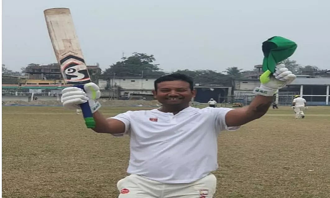 Arjun Kumar hits double ton in Premier Cricket at Nagaon
