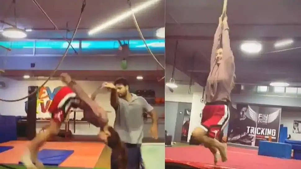 Bollywood Actress Disha Patani's jaw-dropping stunts