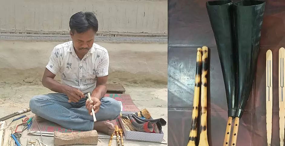Darrang youth Ratul Deka tastes success by making musical instruments ...