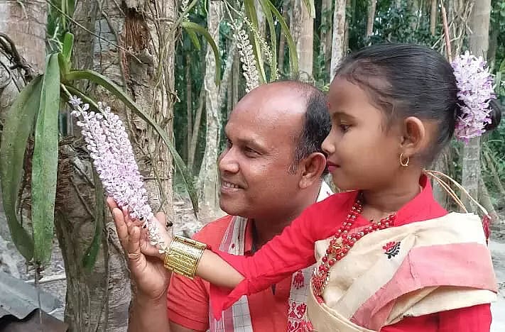 Meet Dipak Deka who has grown five different species of 'Kopou Phul'