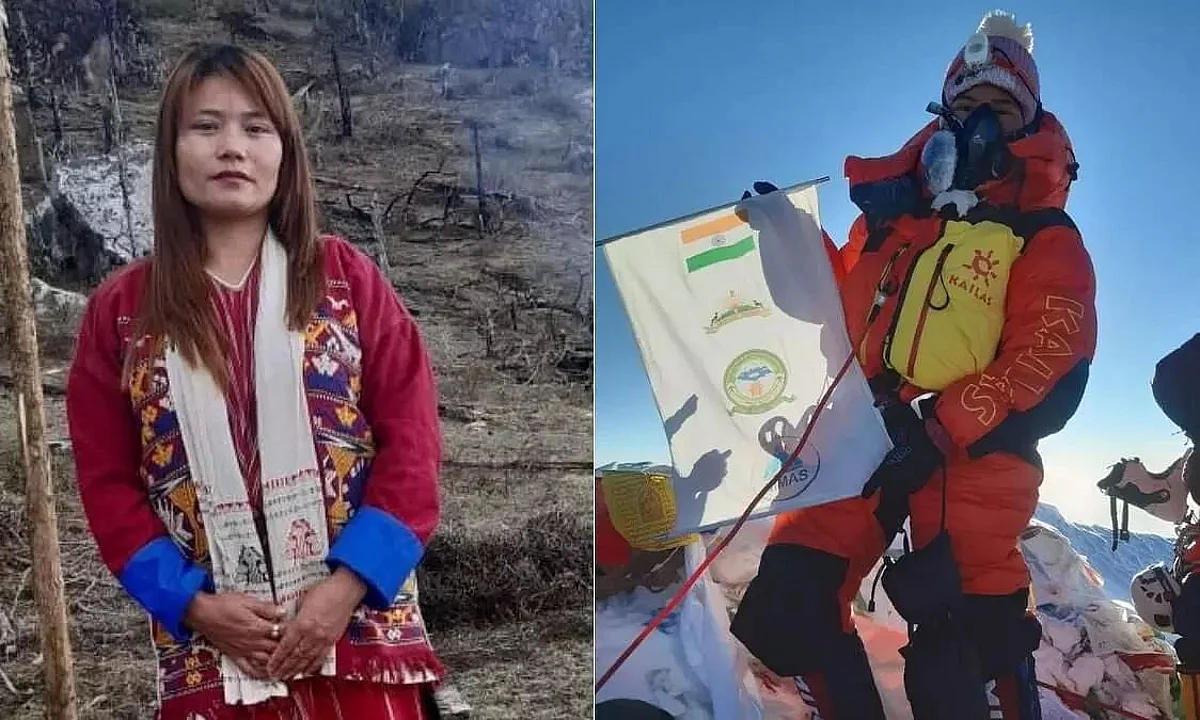Arunachal Pradeshs Tashi Yangjom Becomes First Indian Female Climber