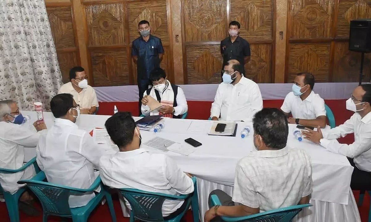 Assam Accord Implementation Minister Atul Bora meets AASU leadership at ...
