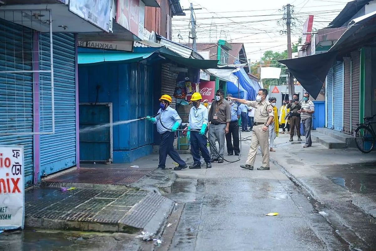 Sanitization Drive By Bongaigaon Refinery (BGR) in Chirang District
