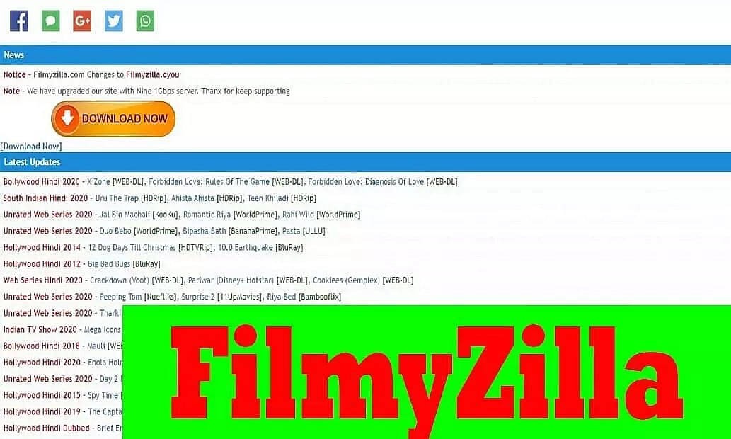 Filmyzilla movies and news updates 2021