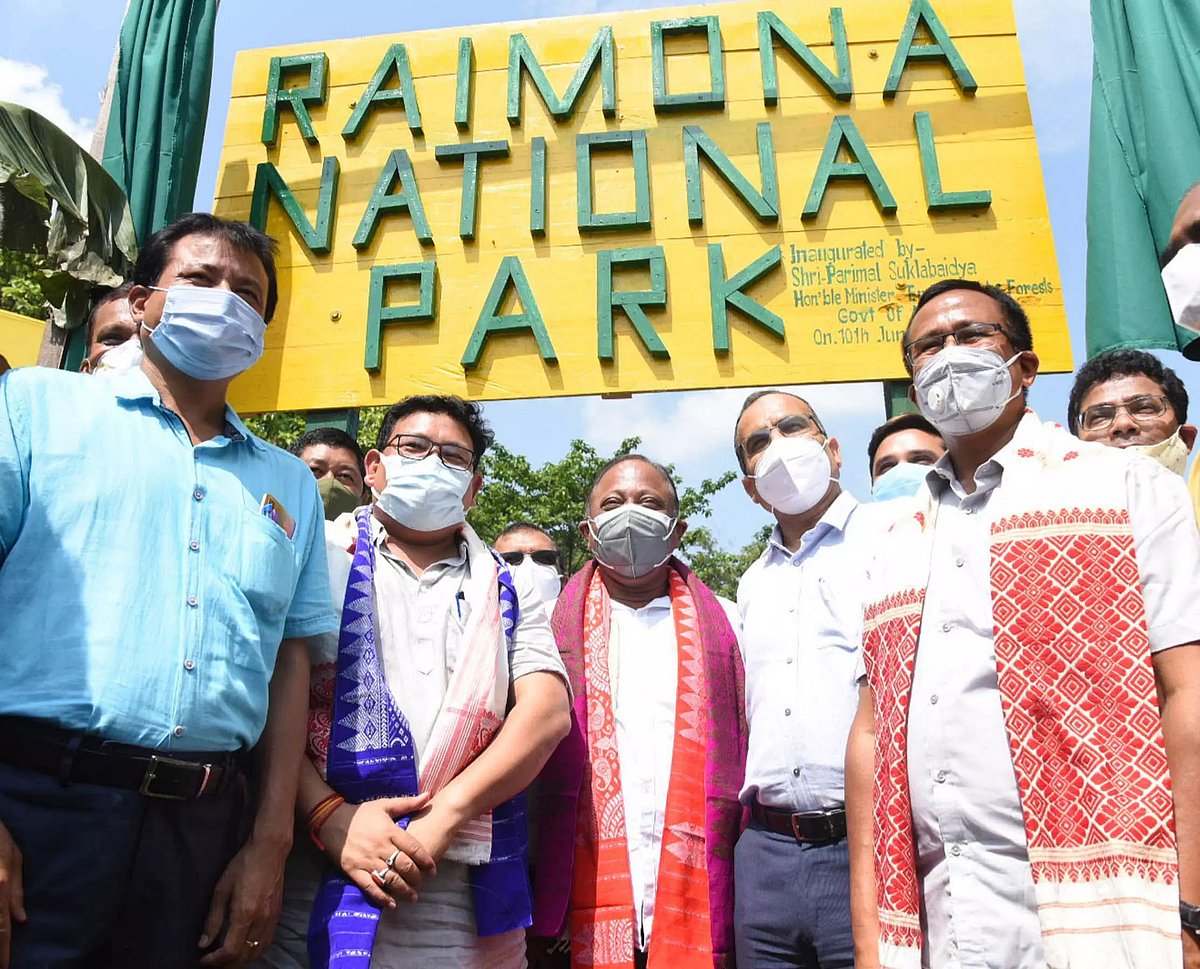 Minister Parimal Suklabaidya formally Inaugurates Raimona National Park ...
