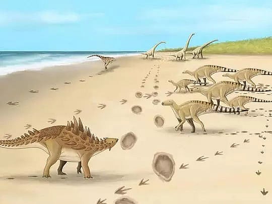 Footprints of last dinosaurs walked 110m years ago in UK found