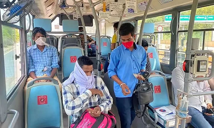 Assam: Passenger Bus Charging Double Fare, Violating COVID-19 Protocol ...