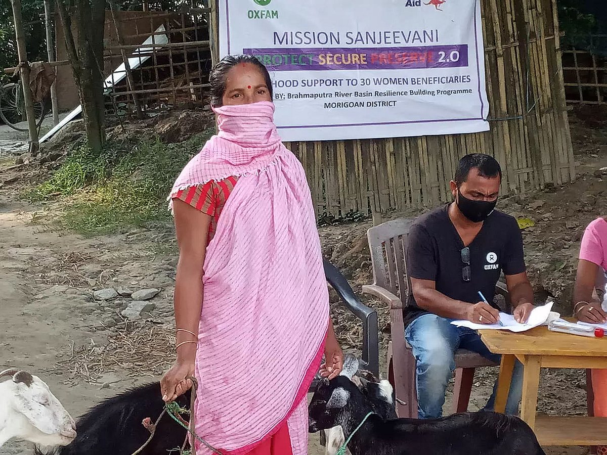 Oxfam India provides livelihood support to the poor and needy