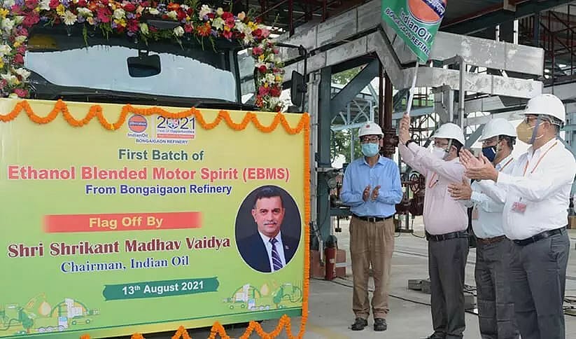 Ethanol blended Motor Spirit despatch flagged off at Bongaigaon Refinery