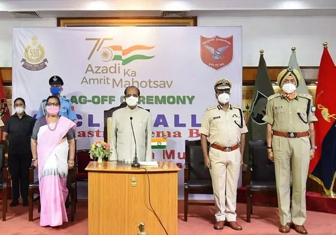 Assam Governor flags off SSB cycle rally to celebrate 'Azadi Ka Amrit ...