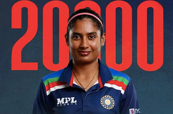 Mithali Raj completes 20,000 career runs