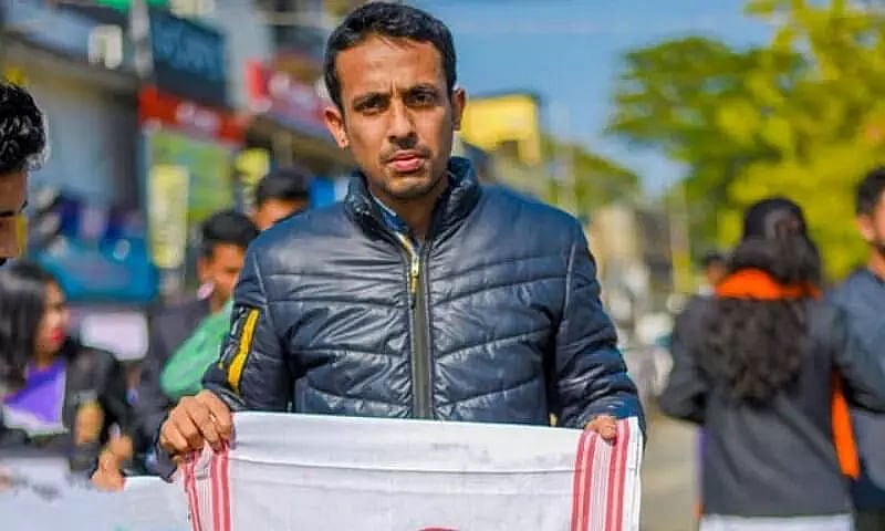 Veer Lachit Sena Leader Shrinkhal Chaliha Demands Eviction in Mayang, Assam