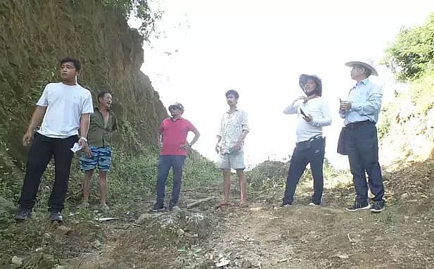 Construction of PMGSY road inspected at Kangku circle under Lower Siang ...