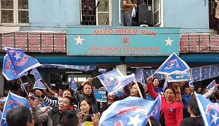 Ruling Mizo National Front wins lone Tuirial assembly seat in Mizoram