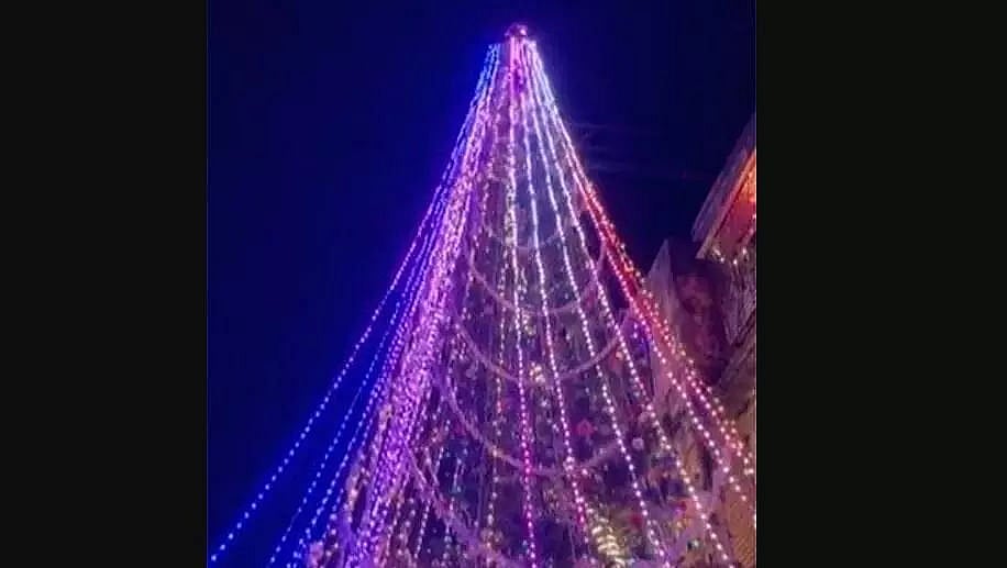 Now, India's tallest Christmas Tree dazzles even on Diwali