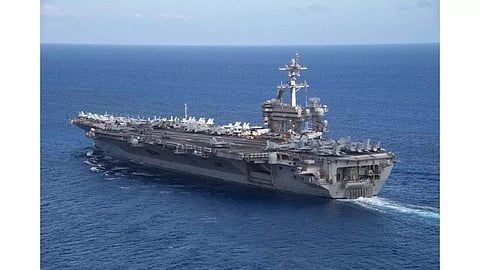 China uses fake US aircraft carrier Navy ships for missile target practice