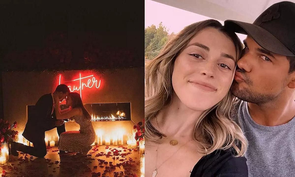 Twilight Star Taylor Lautner Officially Engaged with Girlfriend Tay Dome